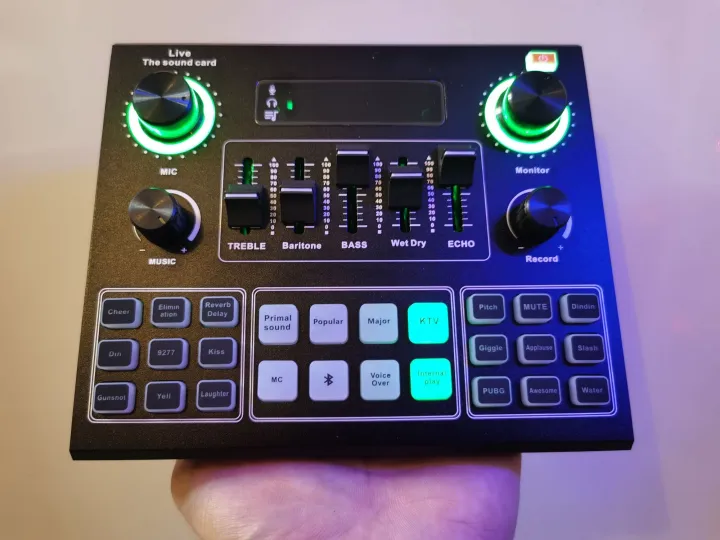 Authentic V9 soundcard heavy duty | best for live streaming and home ...