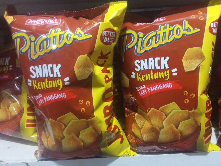 snack piattos rasa sapi panggang 120 gr | Lazada Indonesia