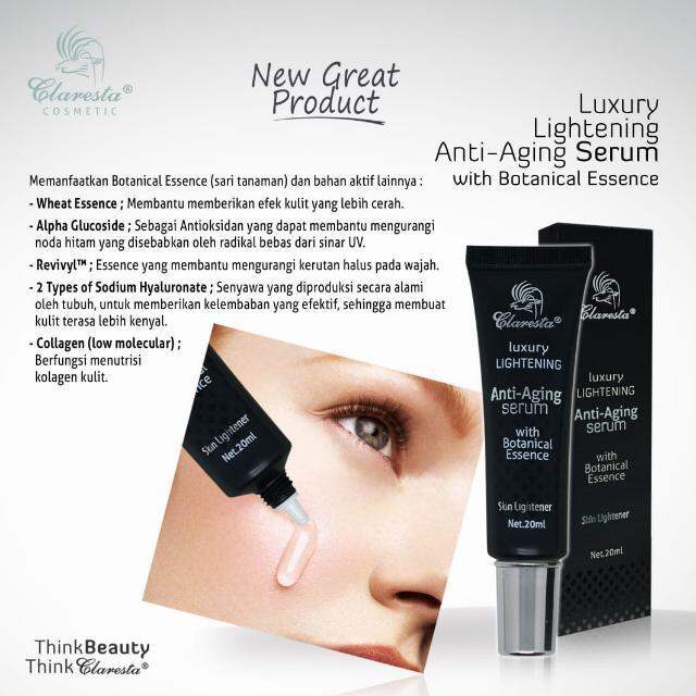 Claresta Lightening Anti-Aging Serum Skin Lightener | Lazada Indonesia