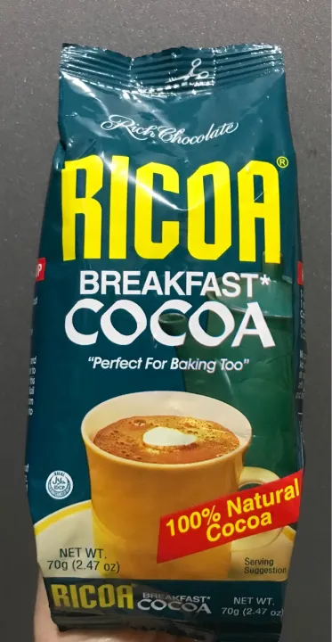 Ricoa Breakfast Cocoa Rich Chocolate 70g | Lazada PH