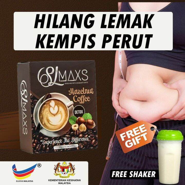 !!UBAT KURUS VIRAL !! SLMAXS HAZELNUT COFFEE | Lazada