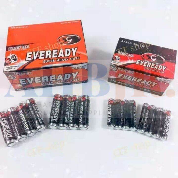 (PER 4 PCS) EVEREADY Battery AA AAA Heavy Duty | Lazada PH