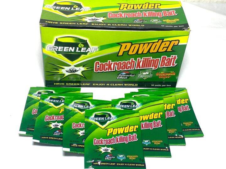 Green Leaf Powder Cockroach Killing Bait | Lazada PH
