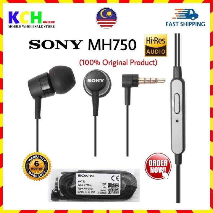 🚚🇲🇾【100% Original】Sony MH-755/MH-750/MH750/MH755 Earphone/Earphones/Headphone/Headphones ...