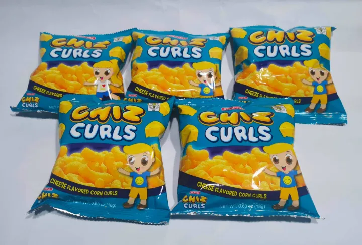 5 Packs of Chiz Curls (18g) | Lazada PH