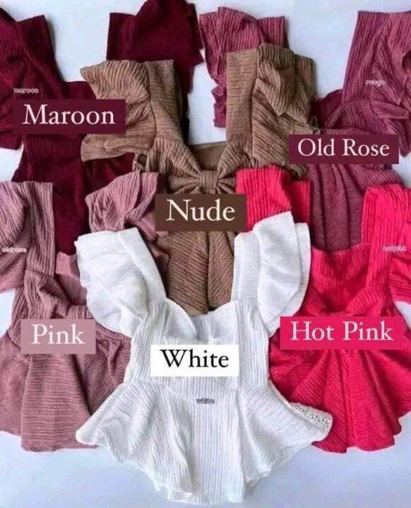 Barbara Tops | Lazada PH: Buy sell online Blouses with cheap price ...