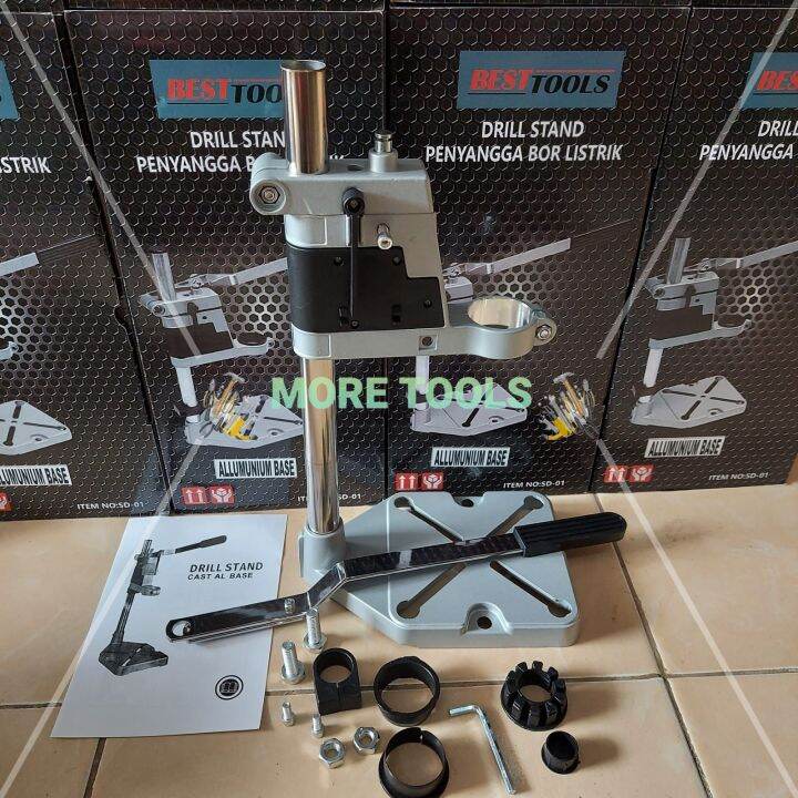 Stand mesin Bor Tangan Stand Drill Dudukan Mesin Bor Tangan Menjadi Bor ...