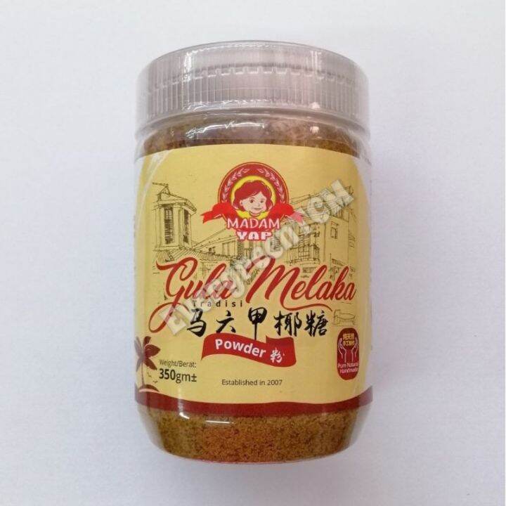 Madam Yap Gula Melaka Powder 马六甲椰糖粉 350g (Filtered Palm Sugar) | Lazada
