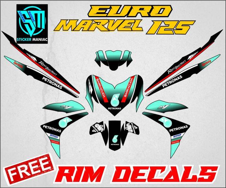 Euro 125 (marvel125) full body decals | Lazada PH