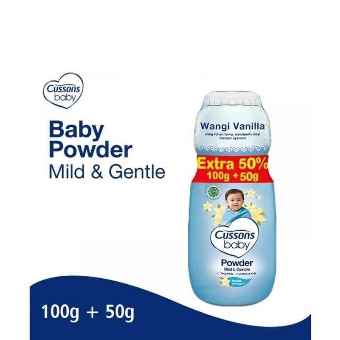 Cussons Baby Powder 50gr Varian Mild & Gentle | Lazada Indonesia