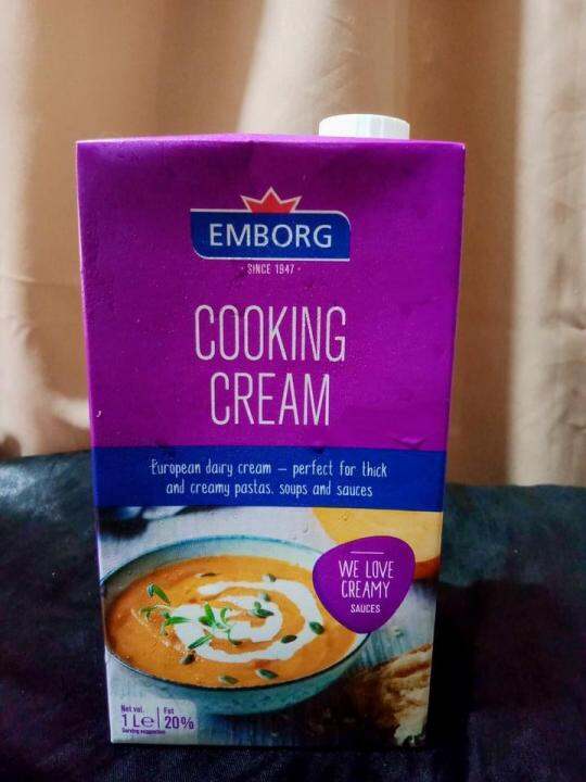 EMBORG COOKING CREAM 1L | Lazada PH