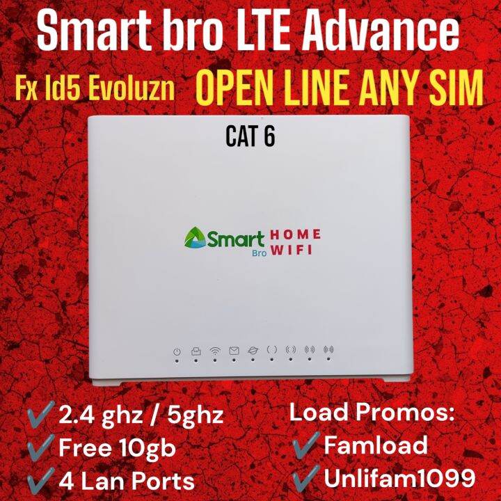 Cat 6 Evoluzn LTE advance Prepaid Home wifi Open line | Lazada PH