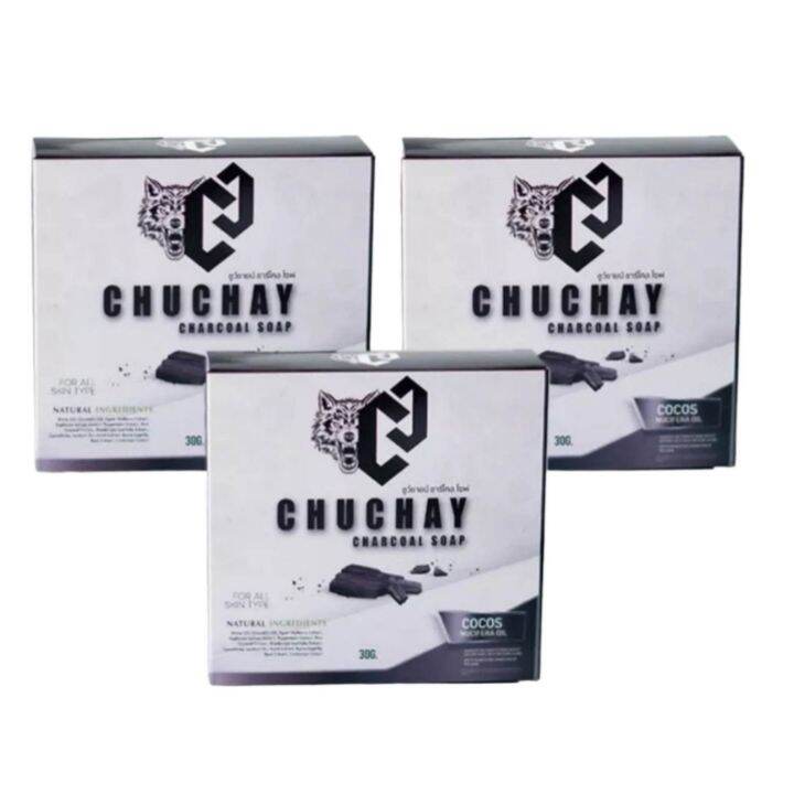 แท้/ขายดี 3 ก้อน CHUCHAY. สบู่ชูว์ชายน์ ทำความสะอาดจุดซ้อนเร้น หอมใหญ่ ลดกลิ่่น ขนาด30g ...