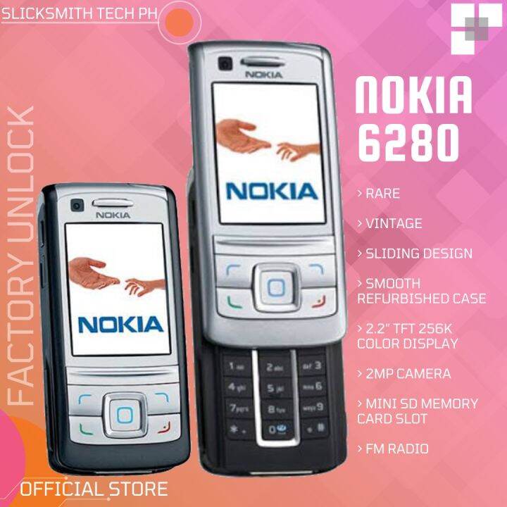 Original Nokia 6280 Factory Unlock | Refurbished | Lazada PH