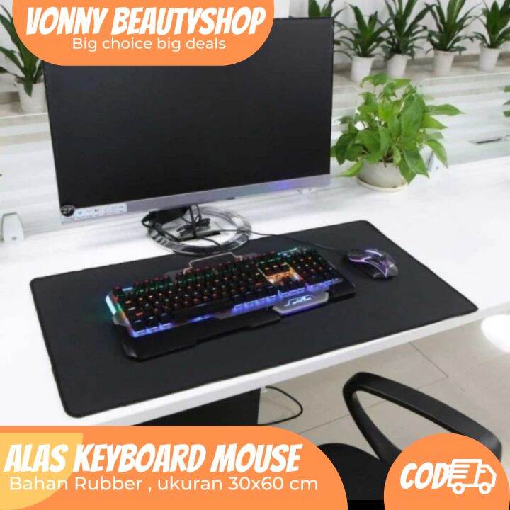 Mouse Pad Tatakan Alas Mouse dan keyboard Besar 30 x 60 cm | Lazada ...