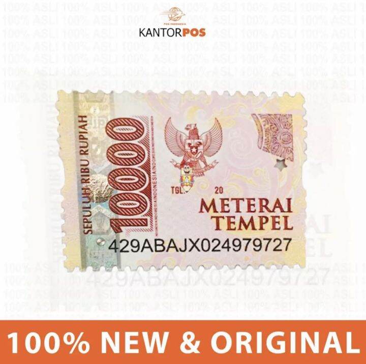 MATERAI 10000 Asli | Lazada Indonesia