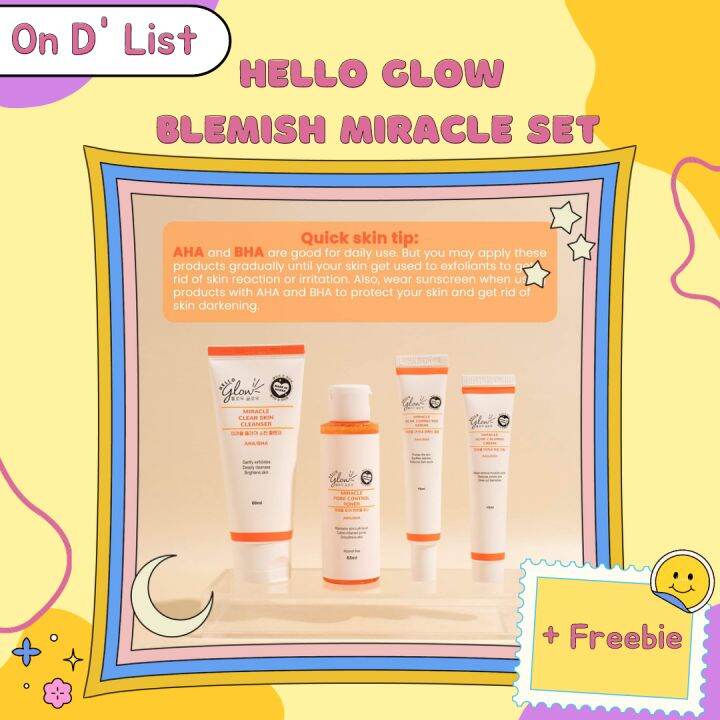 Hello Glow Blemish Miracle Set | Lazada PH