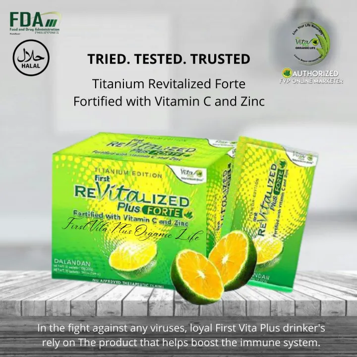First Vita Plus Revitalize Plus Forte With Vitamins C and Zinc | Lazada PH