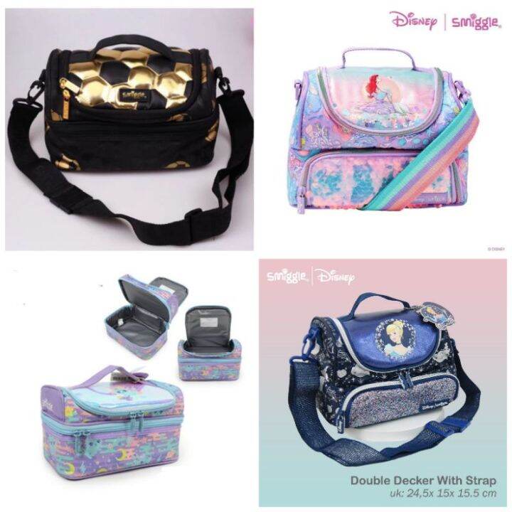 SMIGGLE DISNEY ARIEL CINDERELLA LUNCHBOX | Lazada Indonesia