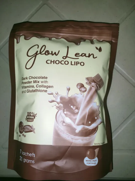 ORIGINAL GLOW LEAN CHOCO LIPO 7 SACHETS | Lazada PH