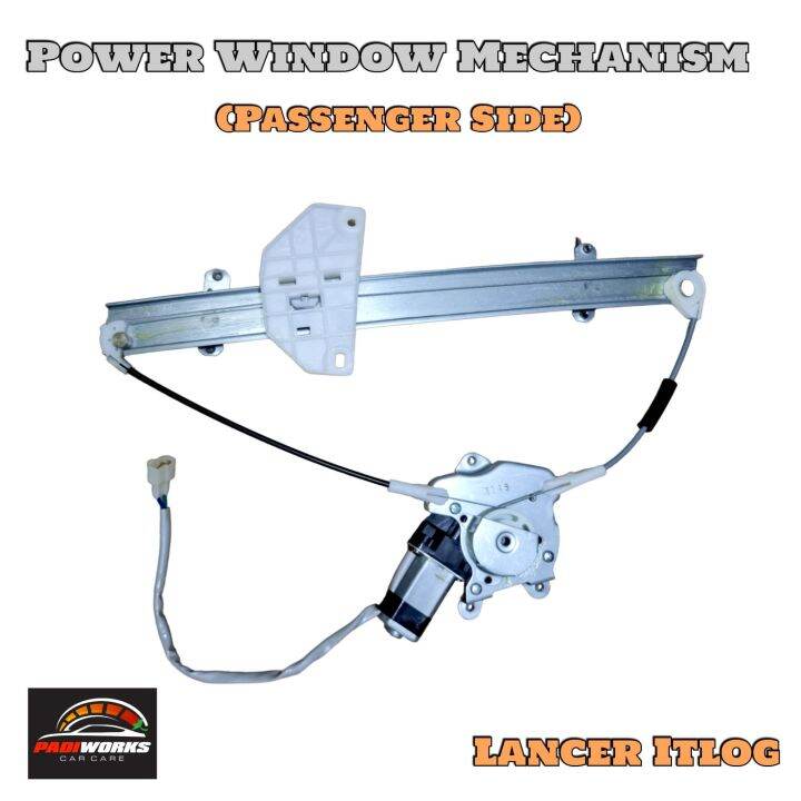 Power Window Mechanism Front PASSENGER Side Lancer Itlog 1993-1996 ...