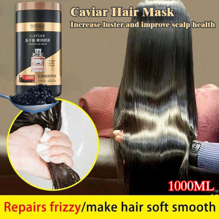 Caviar Hair Mask Keratin hair treatment for dry damage hair, hair ...
