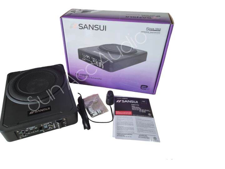 subwoofer kolong mobil aktif SANSUI 10"/ active slim bass SANSUI SE1000SL | Lazada Indonesia