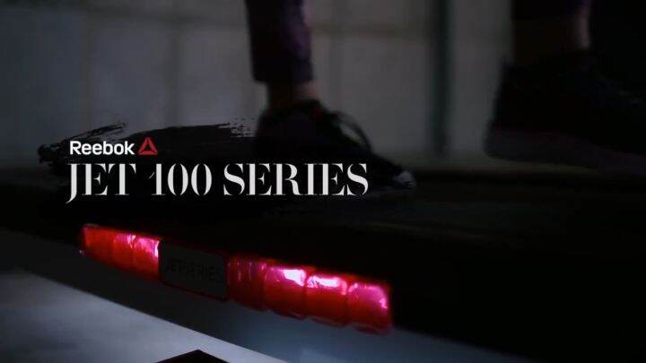 Reebok - JET100 Treadmill with Bluetooth (RVJF-20121BKBT) (Black/White ...