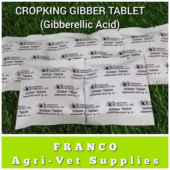 Gibber Tablet / Gibberellic Acid 1g. a.i. by Cropking Chemicals / Plant ...
