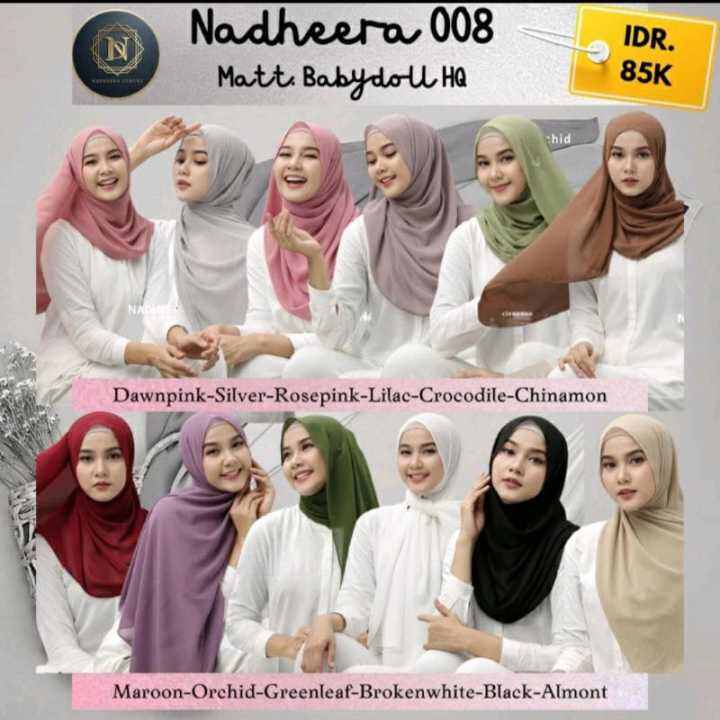 Jilbab N008 Nadheera Luxury | Lazada Indonesia
