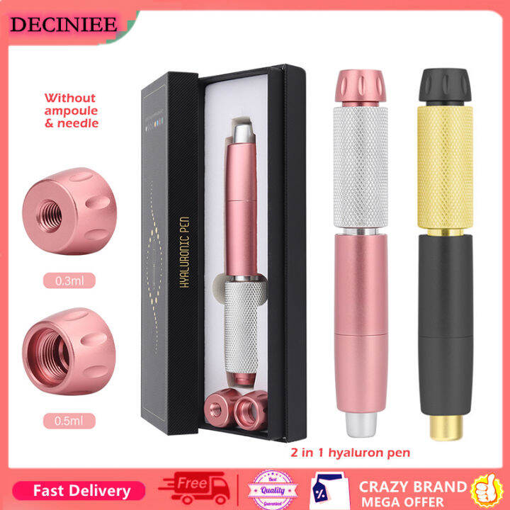 DECINIEE 2 in1 Hyaluron Pen 3 Level Pressure Hyaluronic Acid Pen for ...