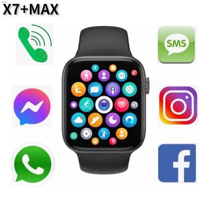 ⌚【Readystock】 + FREE Shipping ⌚ X7 + Max Smartwatch And Bluetooth Smart ...