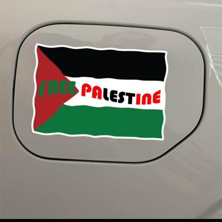 STICKER BENDERA PALESTINA TUTUP TANGKI MOBIL STIKER CUTTING PALESTINE ...