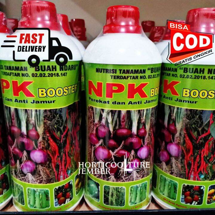 pupuk npk booster 1 liter pupuk lengkap buah daun majemuk anti jamur dan ga3 zpt | Lazada Indonesia