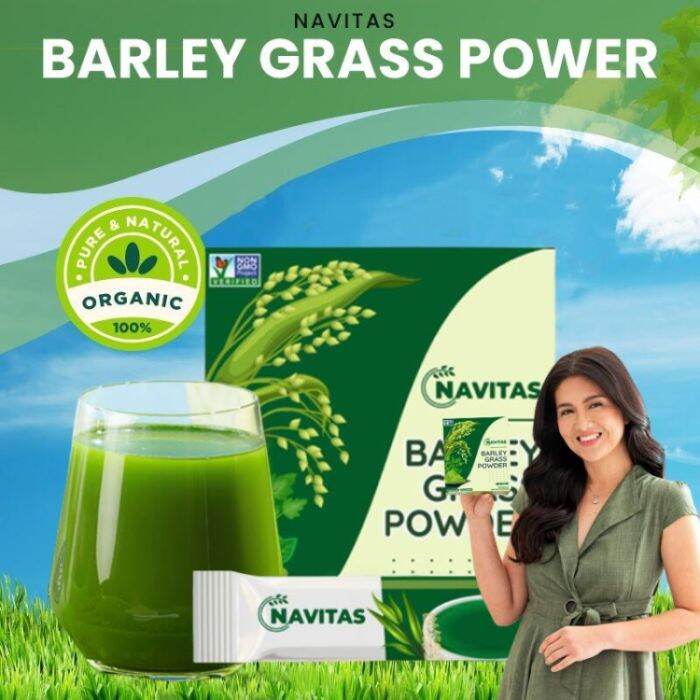 NAVITAS Barley Grass Powder Organic 100% Natural Pure Barley Grass Low ...