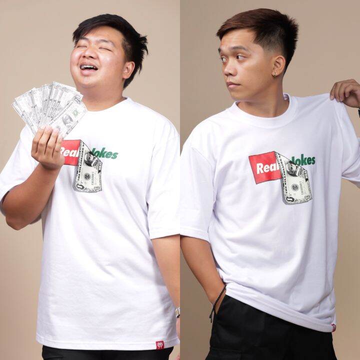 Real Jokes Clothing StckerMney (White) | Lazada PH