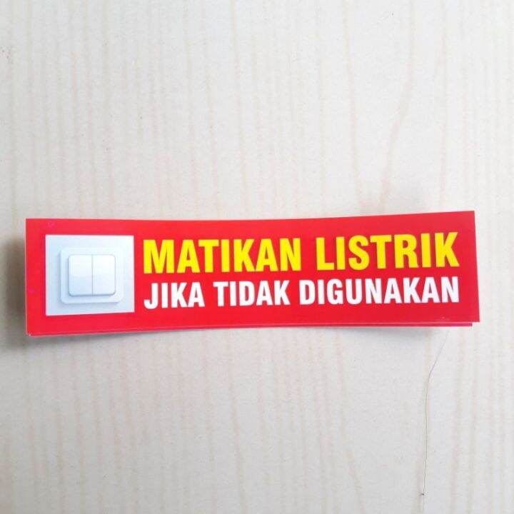 Stiker Matikan Listrik Kecil | Lazada Indonesia