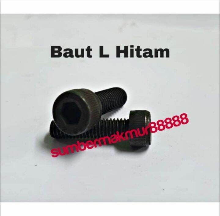 Baut L Baja 5x8 mm / Baut L Hitam Per 10 pcs | Lazada Indonesia
