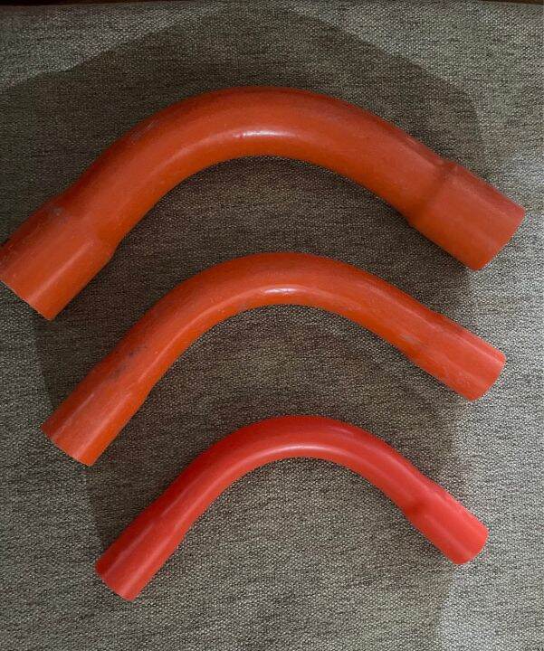 Pvc orange long elbow Electrical fittings (1/2” ,3/4” ,1”) | Lazada PH