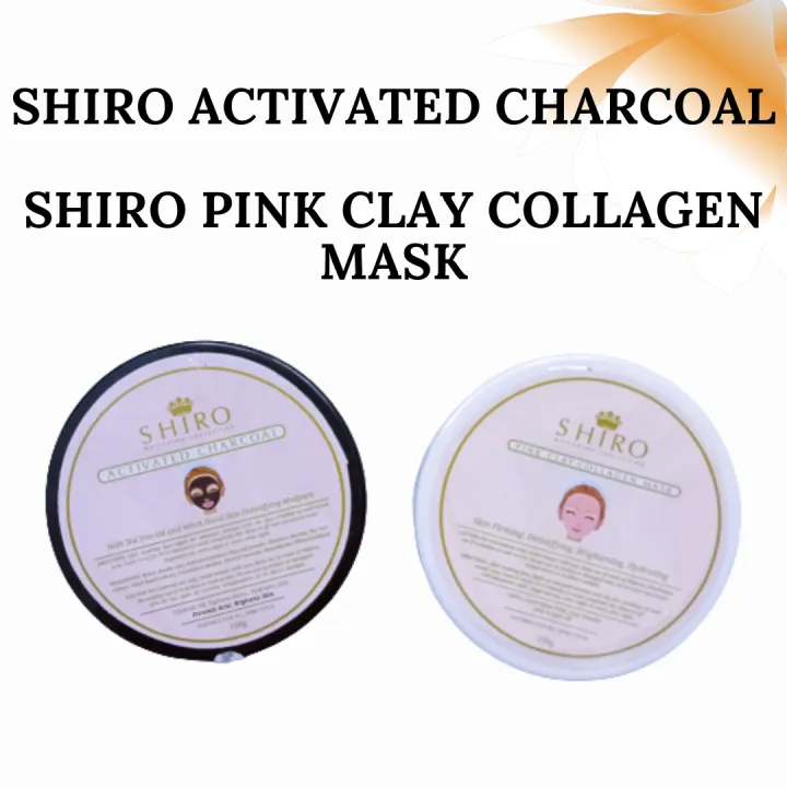 Shiro Pink Clay Collagen Mask/Activated Charcoal | Lazada PH