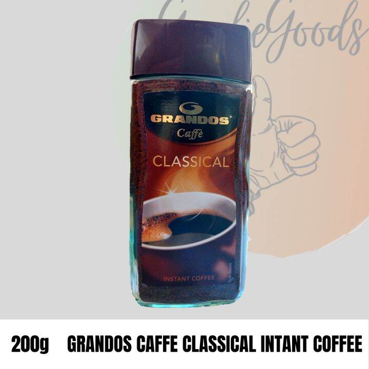 Grandos Caffe Classical Instant Coffee 200g | Lazada PH