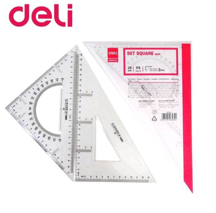 DELI 30X60 AND 45X90 TRIANGLE SETS | Lazada PH