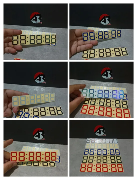 Sticker Angka Digital cutting | Lazada Indonesia