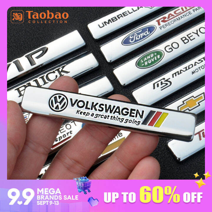 Universal Car Metal Car Stickers Fender Decoration 3D Stereo Car ...