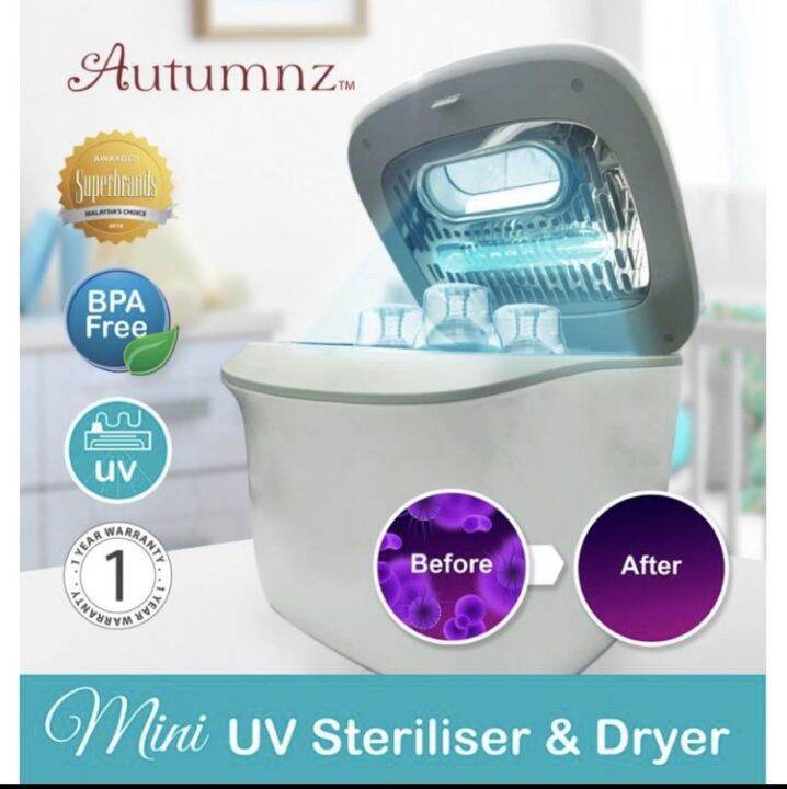 Autumnz Mini UV Sterilizer & Dryer | Lazada