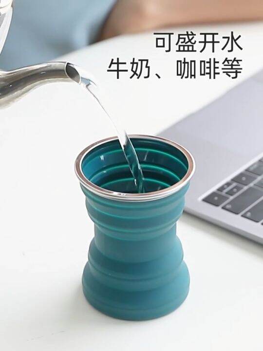 Folding Cup Silicone Ingenious Portable Space Saving Mini Foldable Cup ...