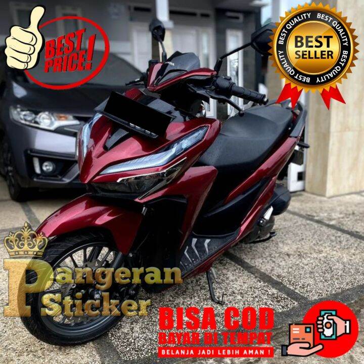 Stiker Skotlet Motor Warna Dark Red Candy Full Body Vario High Quality ...