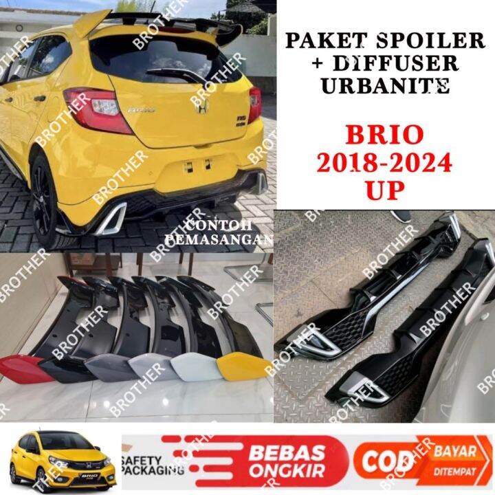 Paket Spoiler Diffuser All New Brio 2018 2022 2023 2024 Urbanite RS ...