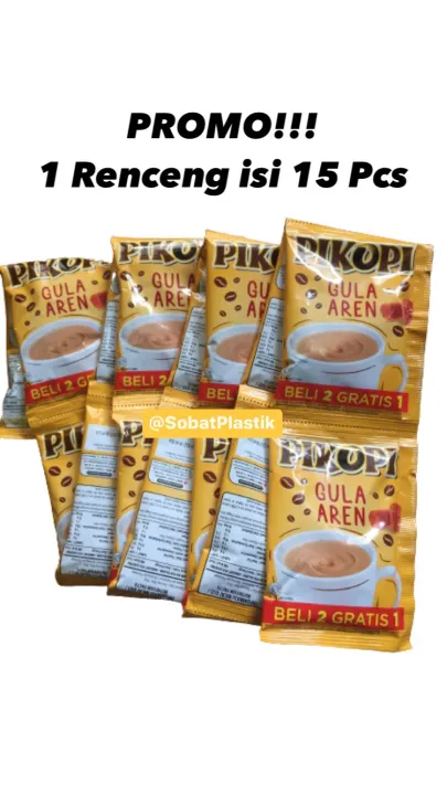 PIKOPi Gula Aren 15 Sachet Produk Kopi Kapal Api (1 Renceng) | Lazada ...