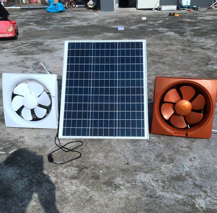 Photovoltaic Solar 24V DC Exhaust Fan 24V Automatic Ventilation RV ...
